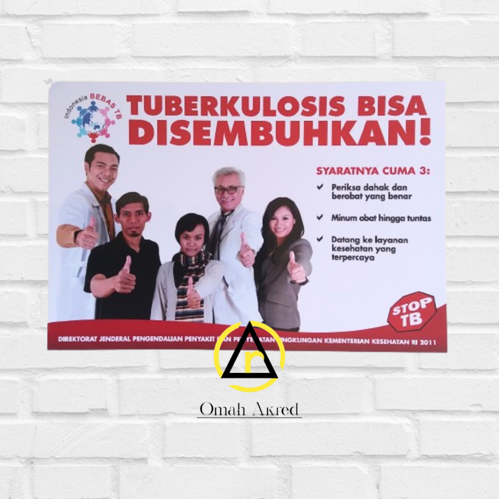 Jual Poster Tuberkulosis Bisa Disembuhkan - TBC - Poster Kesehatan ...