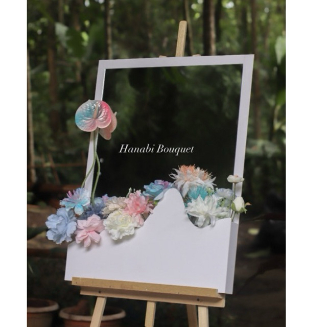 Jual Mirror Flowers Box Sign E-2 | 56x73 | HANYA BOX + PACKING KAYU ...