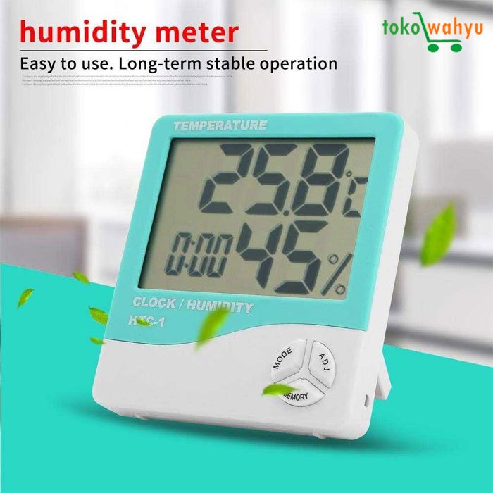 Jual Pengukur Suhu Kelembaban Ruang Higrometer Termometer Digital ...