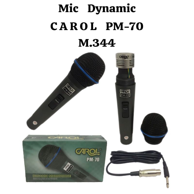 Jual Microphone Dynamic Kabel Carol PM-70 Mic | Shopee Indonesia