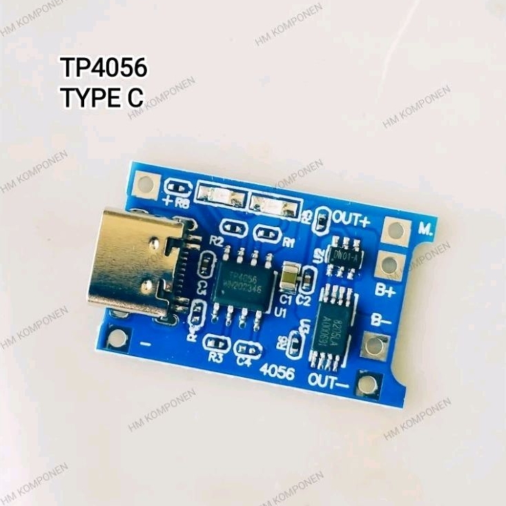 Jual TP 4056 TYPE C MODUL CHARGER BATTERY MODUL CAS + PROTEKSI | Shopee ...