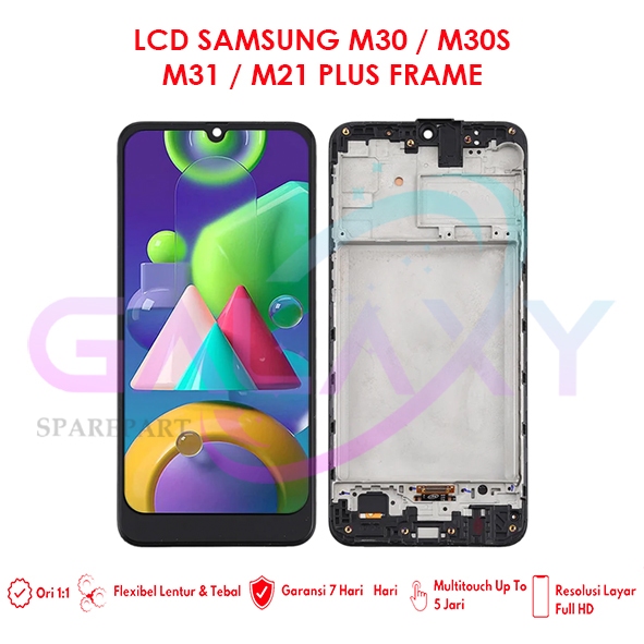 Jual Grosir LCD SAMSUNG M30 / M30S / M31 / M21 PLUS FRAME - PREMIUM QUALITY (Garansi 1 Bulan ...