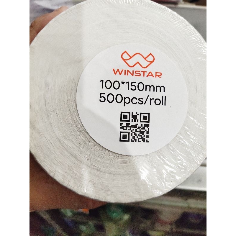 Jual Kertas Thermal Label Stiker Winstar 100mm x 150mm | Shopee Indonesia