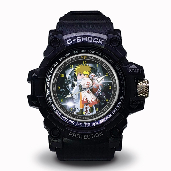 Jual Jam Tangan NARUTO SHIPPUDEN Keren Terbaru SPORT 02 Rubber Karet ...