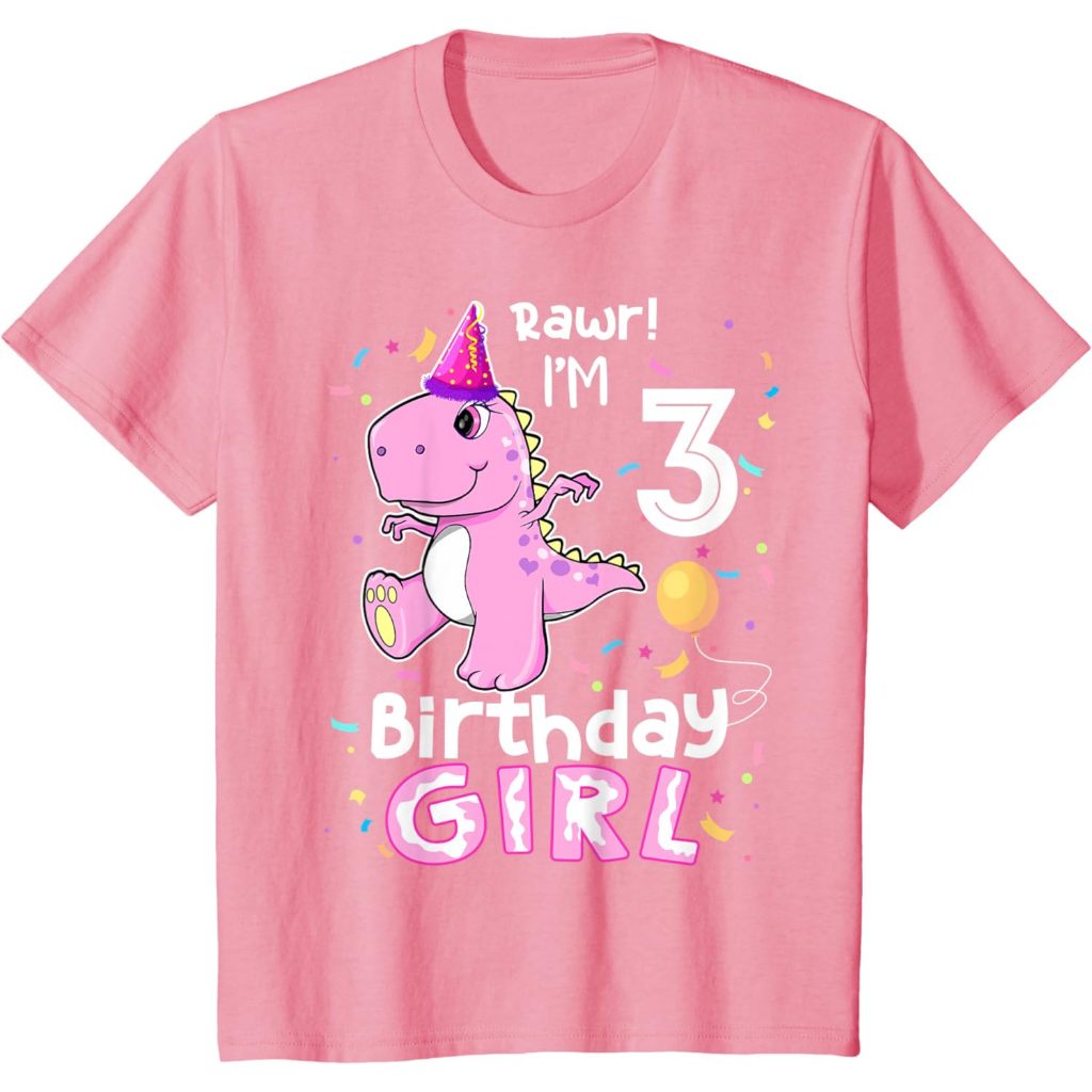 Jual Baju Kaos Anak Distro Premium Kids 3 Year Old Dinosaur Birthday ...