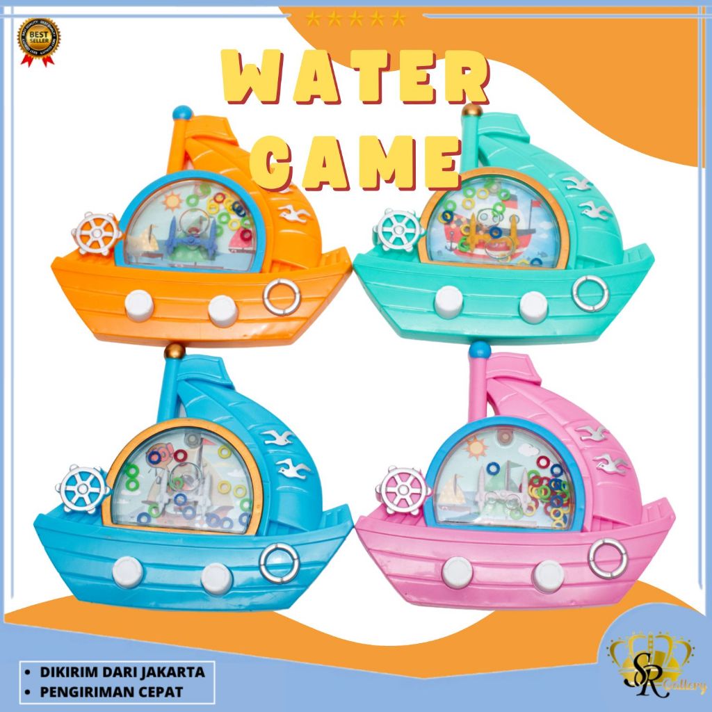 Jual Mainan Anak Jadul Gameboy Air Gembot Air Water Game Air Ring ...