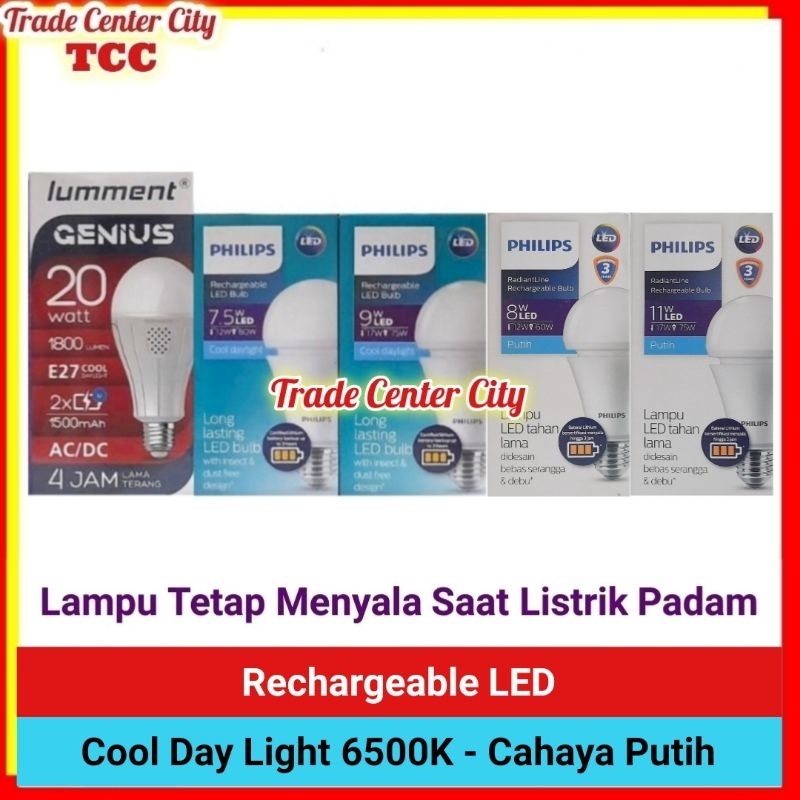 Jual Lampu EMERGENCY LED Philips 7,5 8 9 11 watt Ecolink 11 watt ...