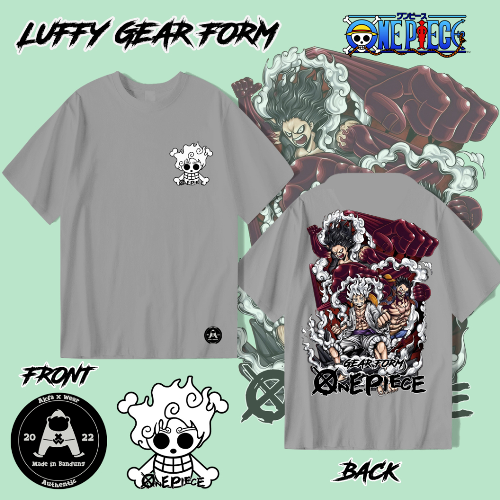 Jual Onepiece Luffy Gear Form | Kaos Anime Onepiece Dewasa Unisex ...