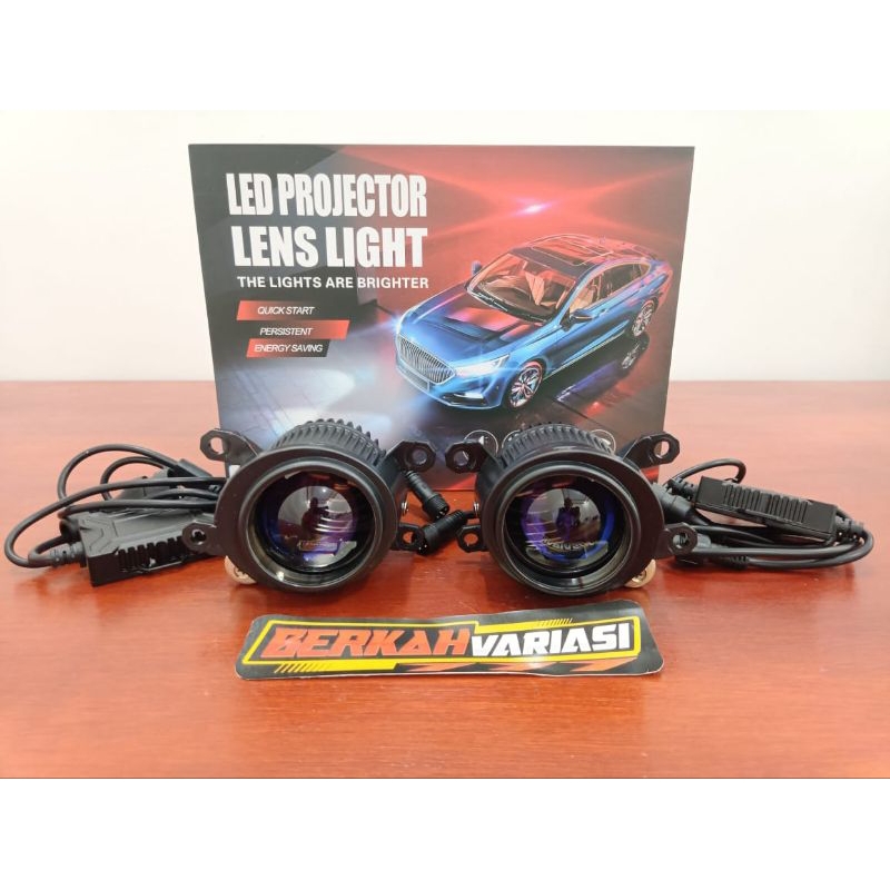 Jual LAMPU BILED FOGLEMP PROJECTOR HONDA OVAL 2 INCH HRV, JAZZ. BRIO ...
