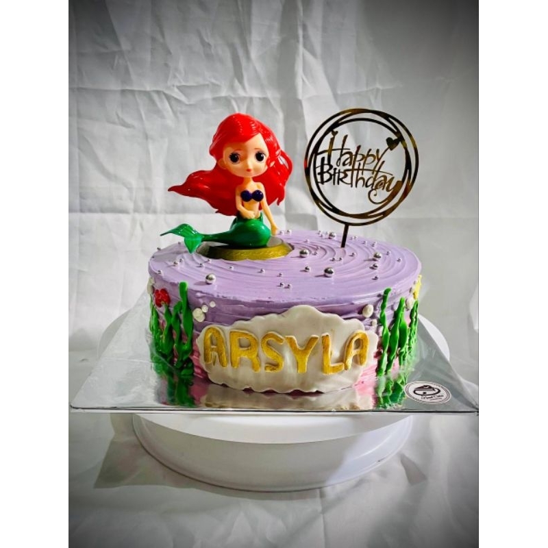 Jual KUE ULANG TAHUN MERMAID /PUTRI DUYUNG /CAKE ULANG TAHUN | Shopee ...