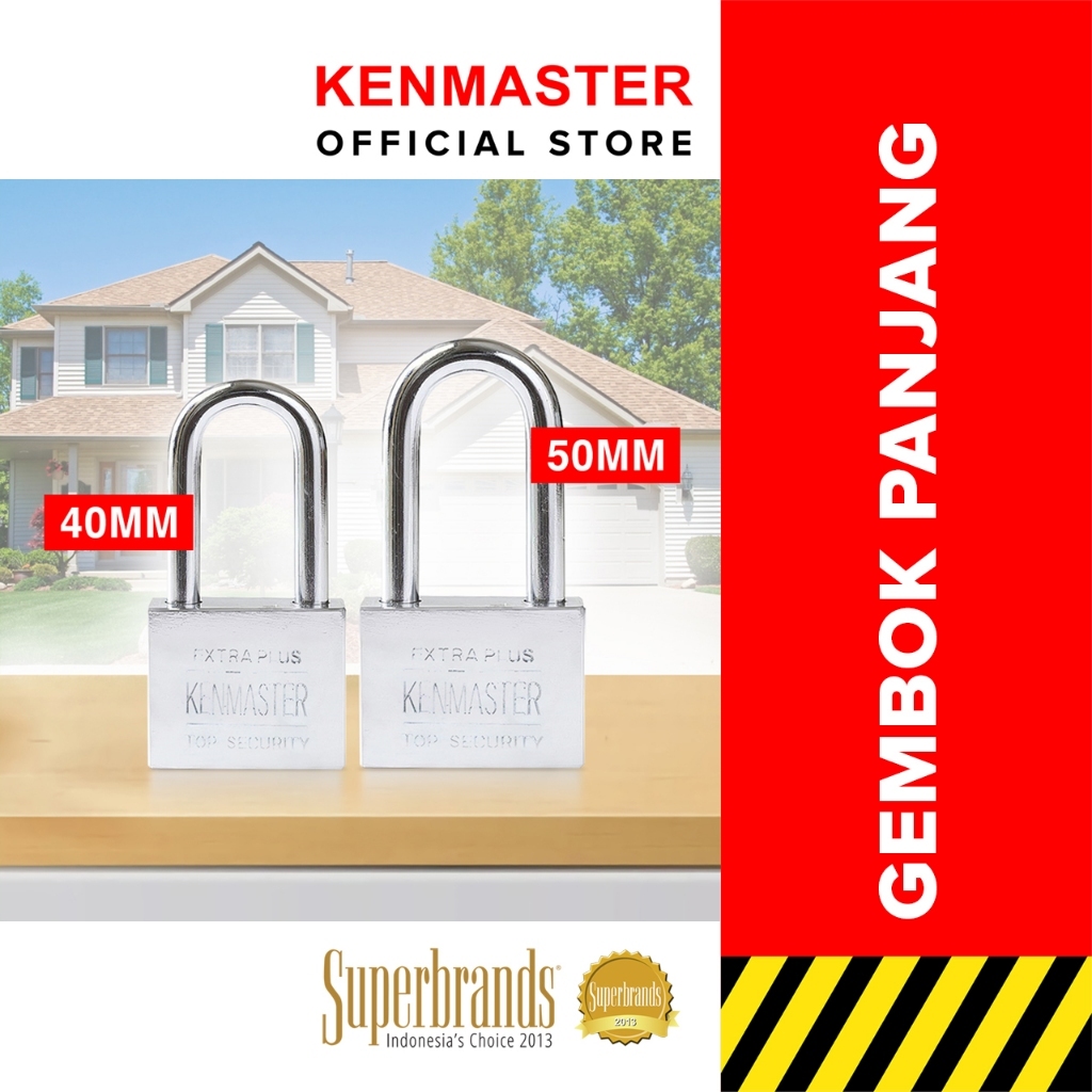 Jual Kenmaster Gembok BL40 / BL50L - GEMBOK PANJANG | Shopee Indonesia