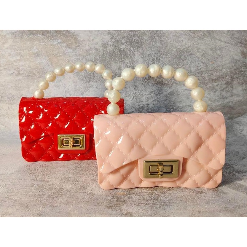 Jual TAS JELLY SMALL UK. 14CM TAS JELLY MUTIARA TAS SELEMPANG SMALL ...