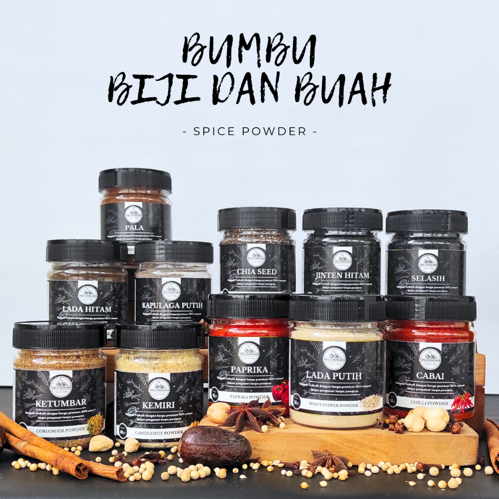 Jual Spice Powder - Bumbu Dapur Bubuk Lengkap Murni Rempah Bawang Putih ...
