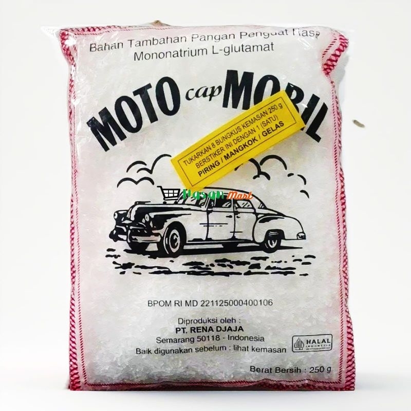 Jual Cap Mobil Moto (Penyedap Rasa/Micin) 250 gr | Shopee Indonesia