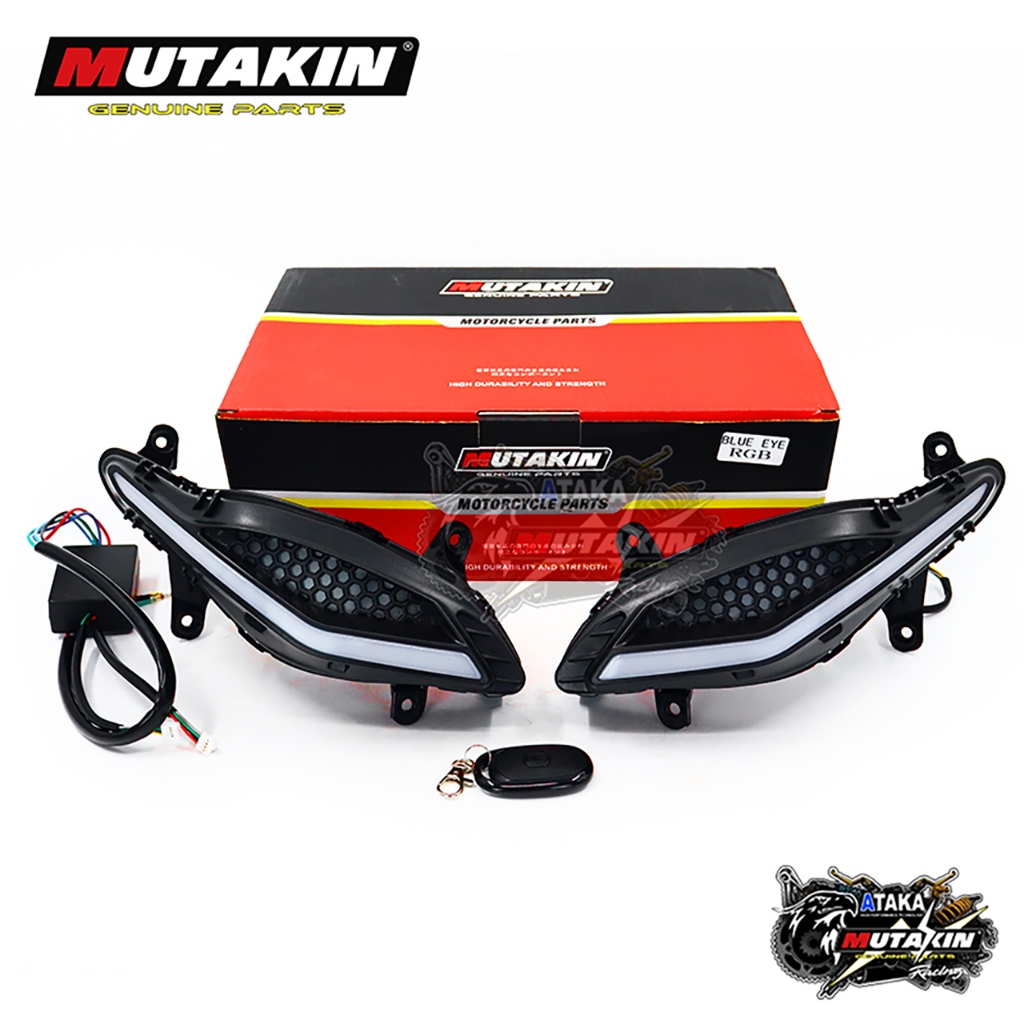 Jual mutakin lampu alis 7 warna motor lampu senja gaban jupiter z1 ...