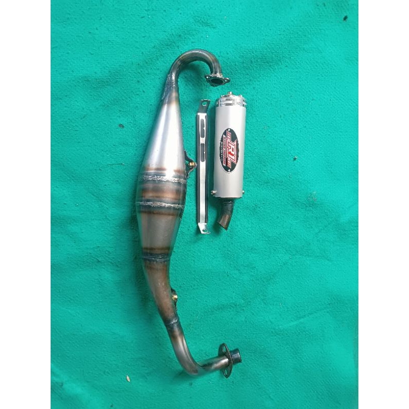 Jual Knalpot matic 2 tak Yamaha Glide 100, Sanex ,CPI Hussar, SF50 QJ50 ...
