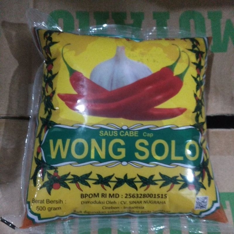 Jual Saos Sambal WONG SOLO 500 g | Shopee Indonesia