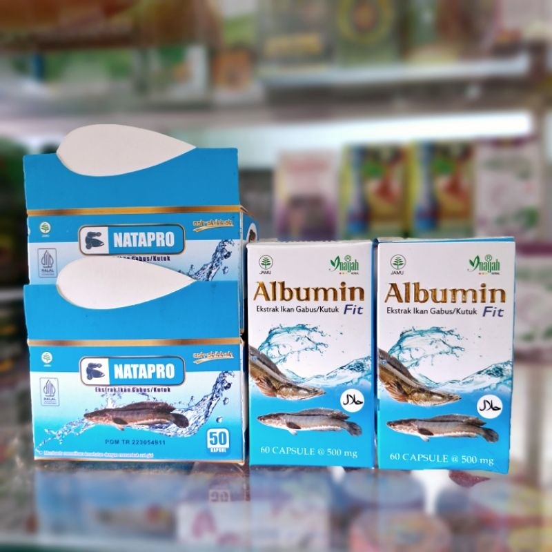 Jual PRO ALBUMIN & ALBUMIN FIT EXTRA IKAN GABUS (MEMBANTU MEMPERCEPAT ...
