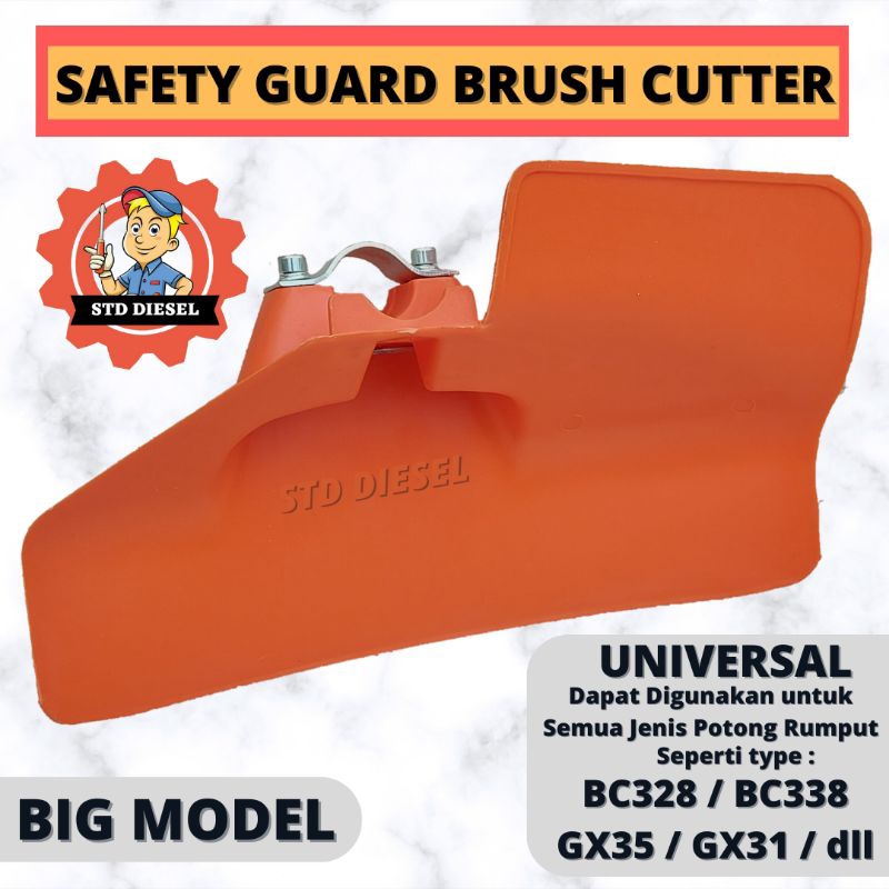 Jual SAFETY GUARD BRUSH CUTTER BIG MODEL BC328 BC338 GX31 GX35 PELINDUNG POTONG RUMPUT BRUSH ...