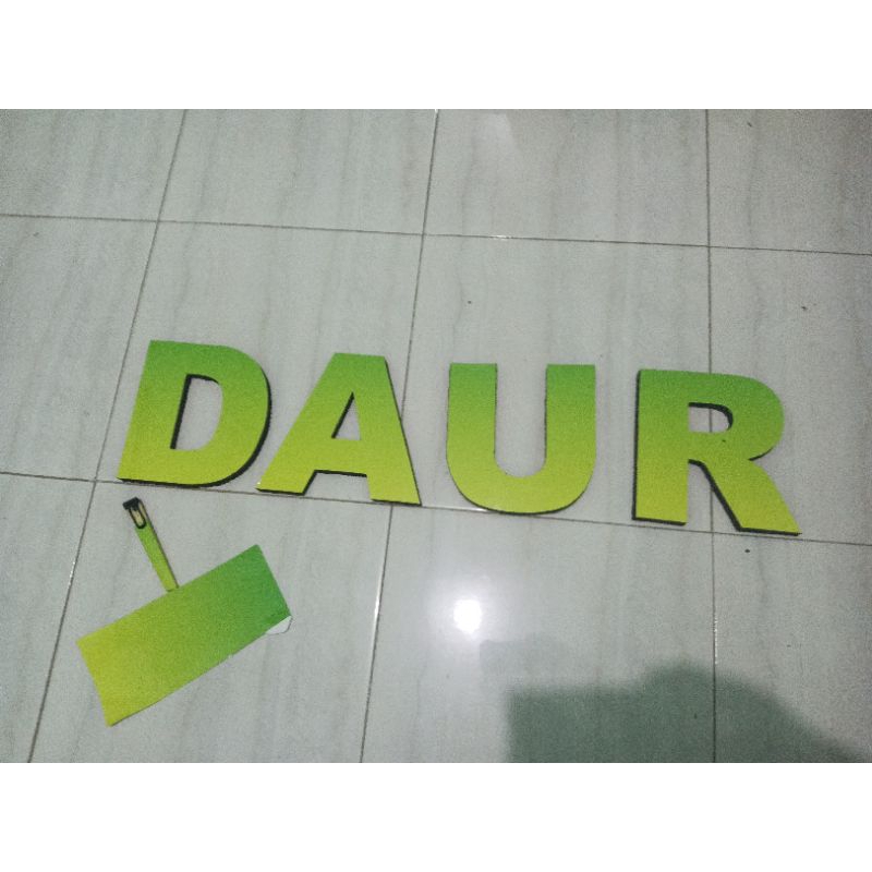 Jual Huruf Timbul Akrilik Spon (Mohon Baca Deskripsi) | Shopee Indonesia