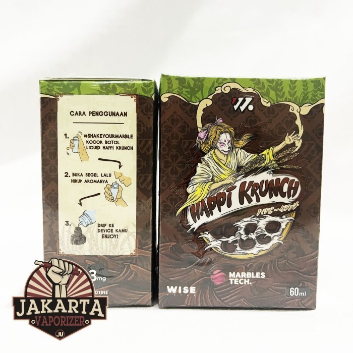 Jual HK V1 HAPPI CEREAL CHOCOLATE MILK 60ML 3MG 6MG 9MG BY WISE ...