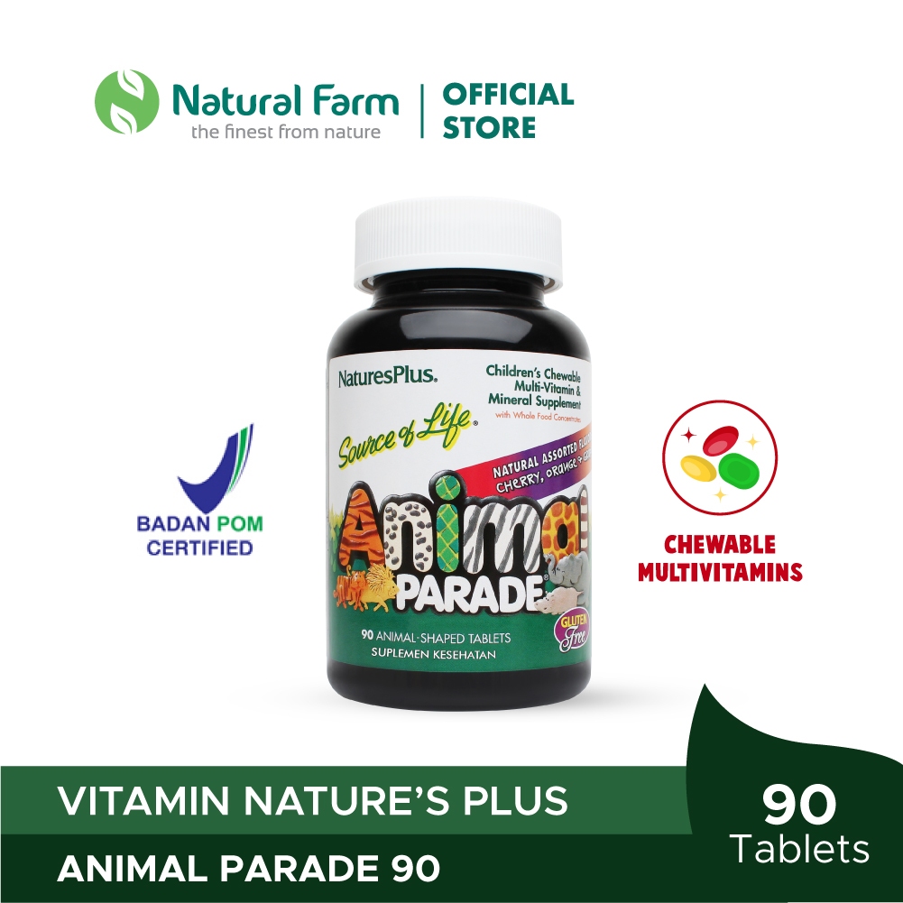 Jual Natures Plus Sol Animal Parade - 90 Tablets | Shopee Indonesia