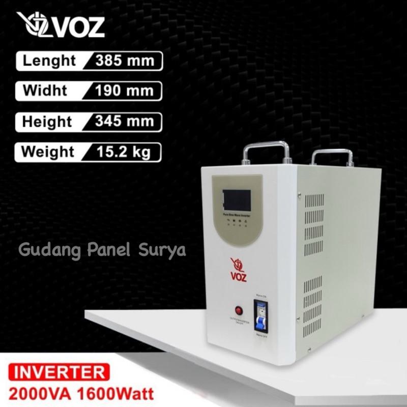 Jual Inverter Pure Sine Wave VOZ Inverter PSW 24V 2000VA inverter voz ...