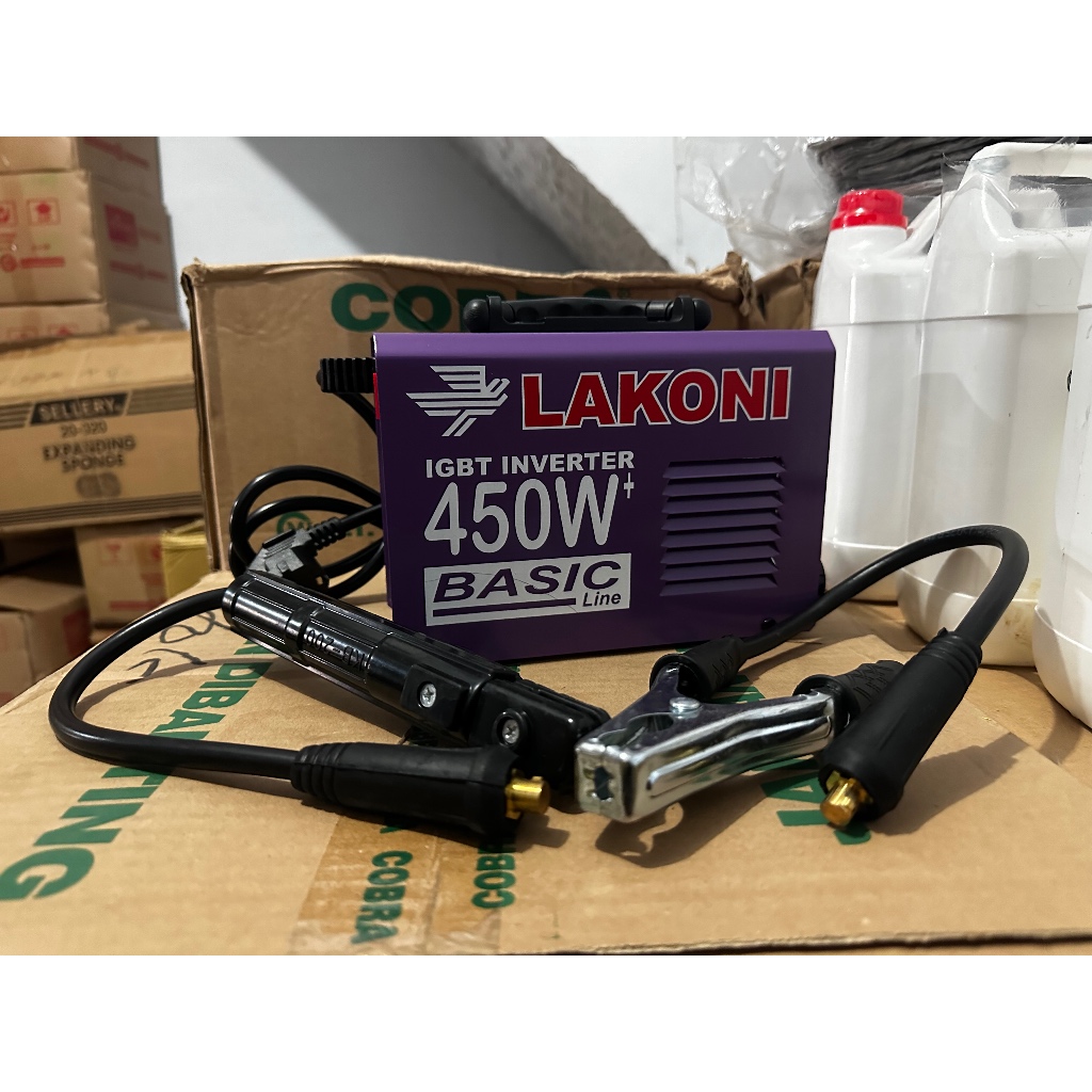 Jual Mesin Las Lakoni Basic 124 iXR 450 watt | Shopee Indonesia
