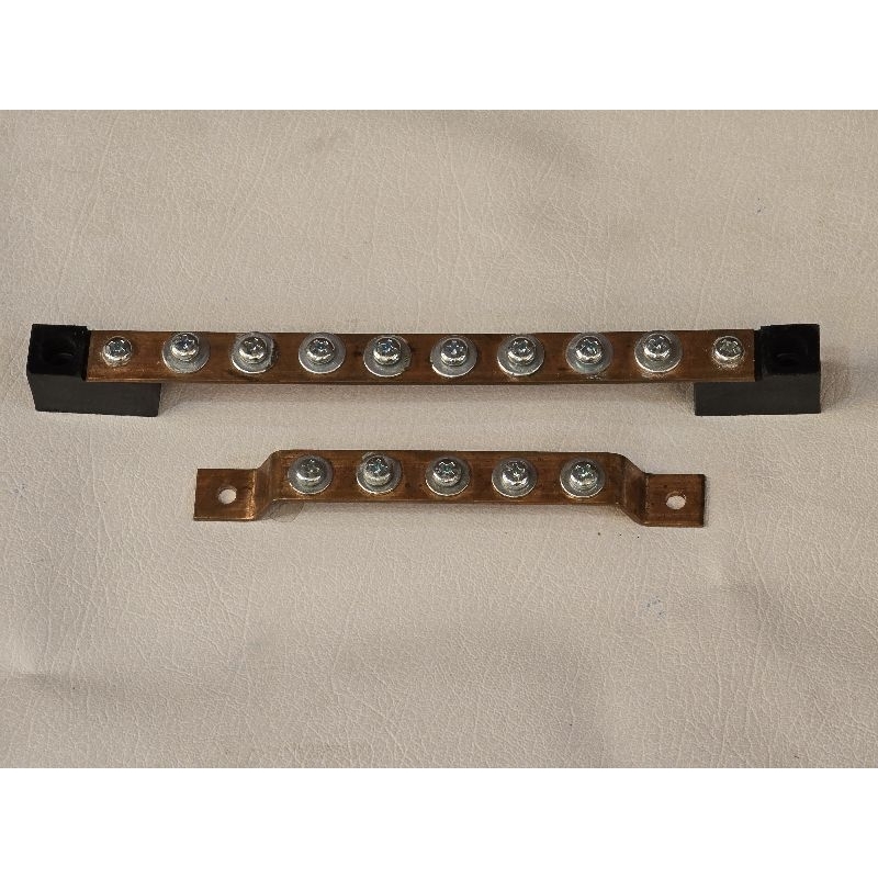 Jual BUSBAR NOL ARDE TEMBAGA / NETRAL / BUSBAR ARDE GROUND UNTUK PANEL ...