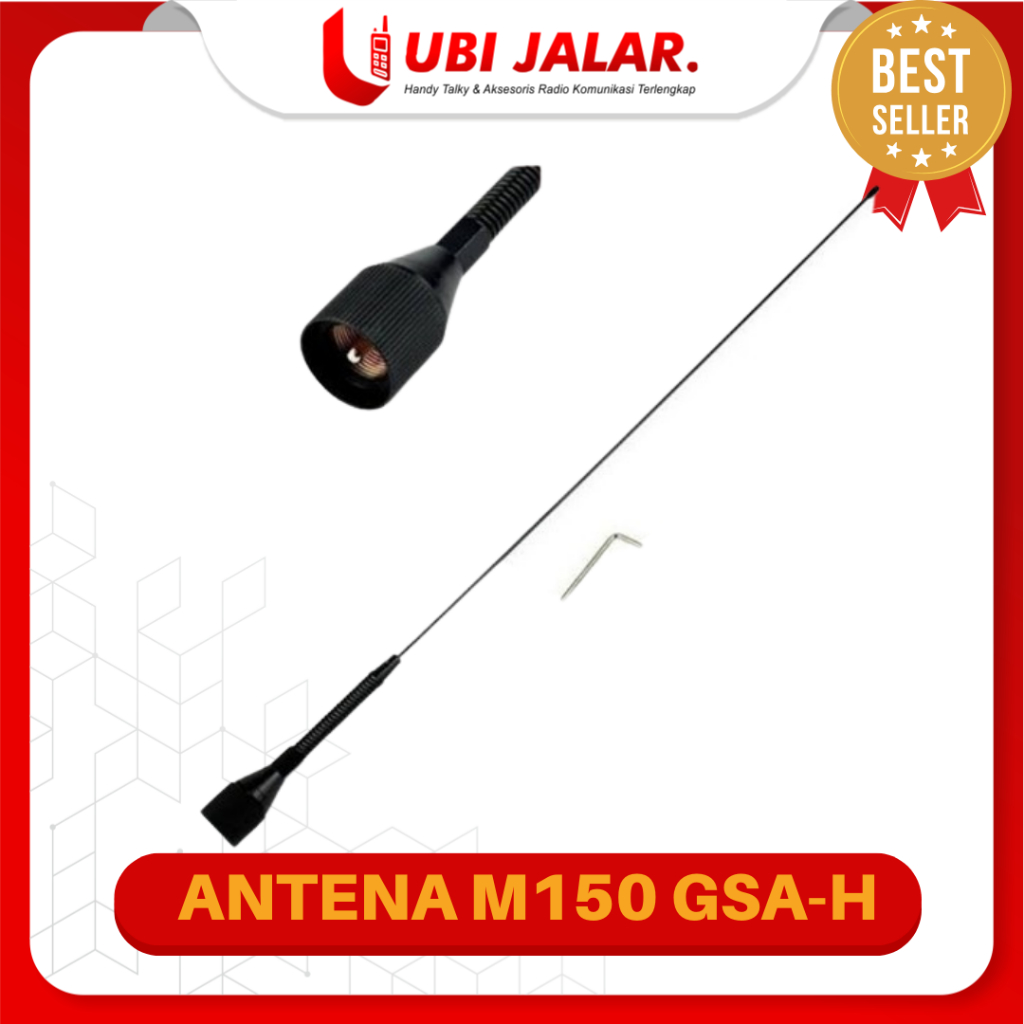 Jual Antenna M150 GSA Hitam Antena VHF RIG Icom Alinco Kenwood Motorola ...