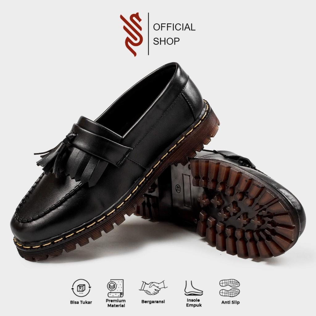 Jual DOCMART MARTIN - Sepatu Loafers Pria Wanita Pantofel Formal ...