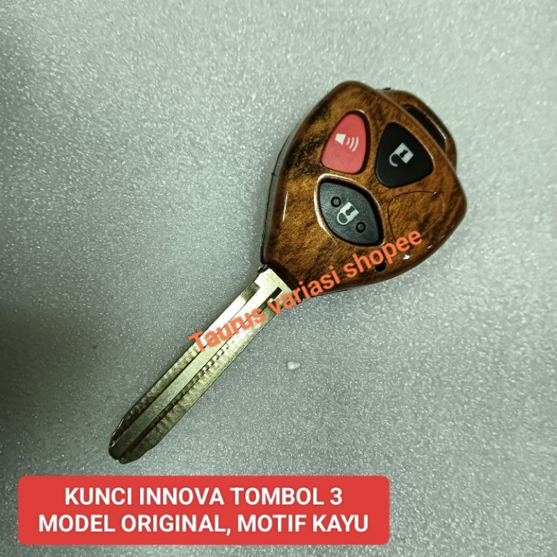 Jual Casing Kasing Kunci Remote Mobil Innova Inova/Fortuner Model 3 ...
