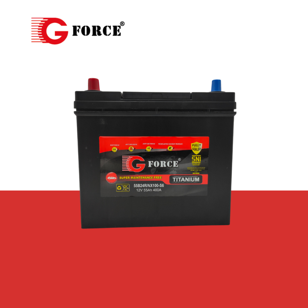 Jual G Force Aki Mobil Titanium NX100-S6/55B24R | Shopee Indonesia