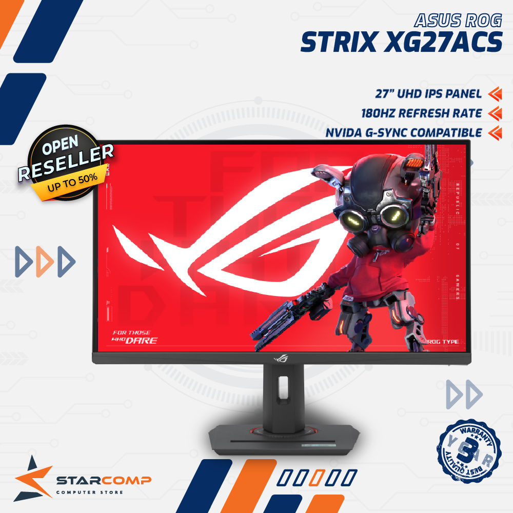 Jual ASUS ROG Strix XG27ACS Monitor Gaming 27" WQHD Fast IPS 180Hz ...