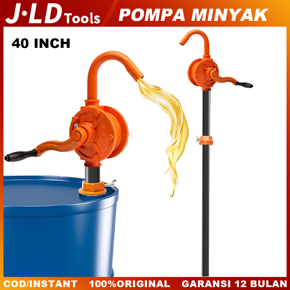 Jual JLD Pompa Minyak Oil Drum Tangan -40INCH Hand Rotary Oil Pump ...