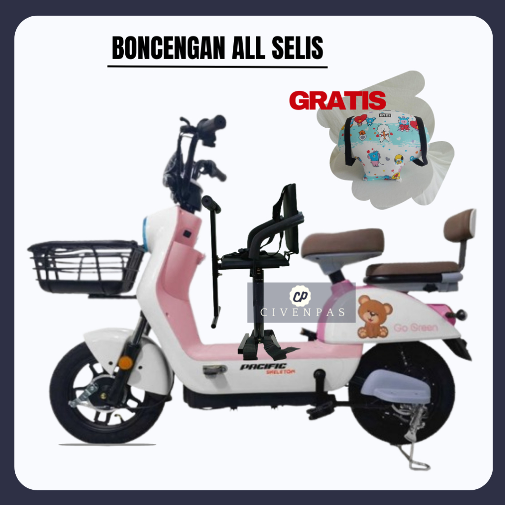 Jual BONCENGAN ANAK Sepeda Listrik Boncengan Sepeda Listrik Boncengan ...