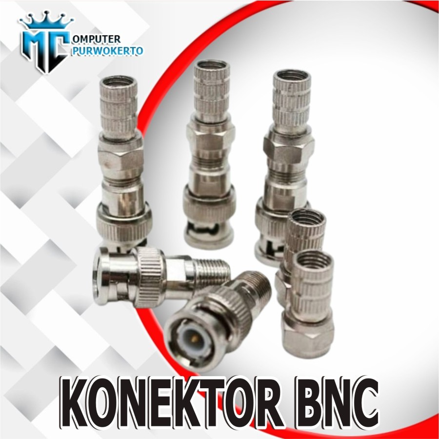Jual Konektor BNC Drat CCTV Taiwan | Shopee Indonesia