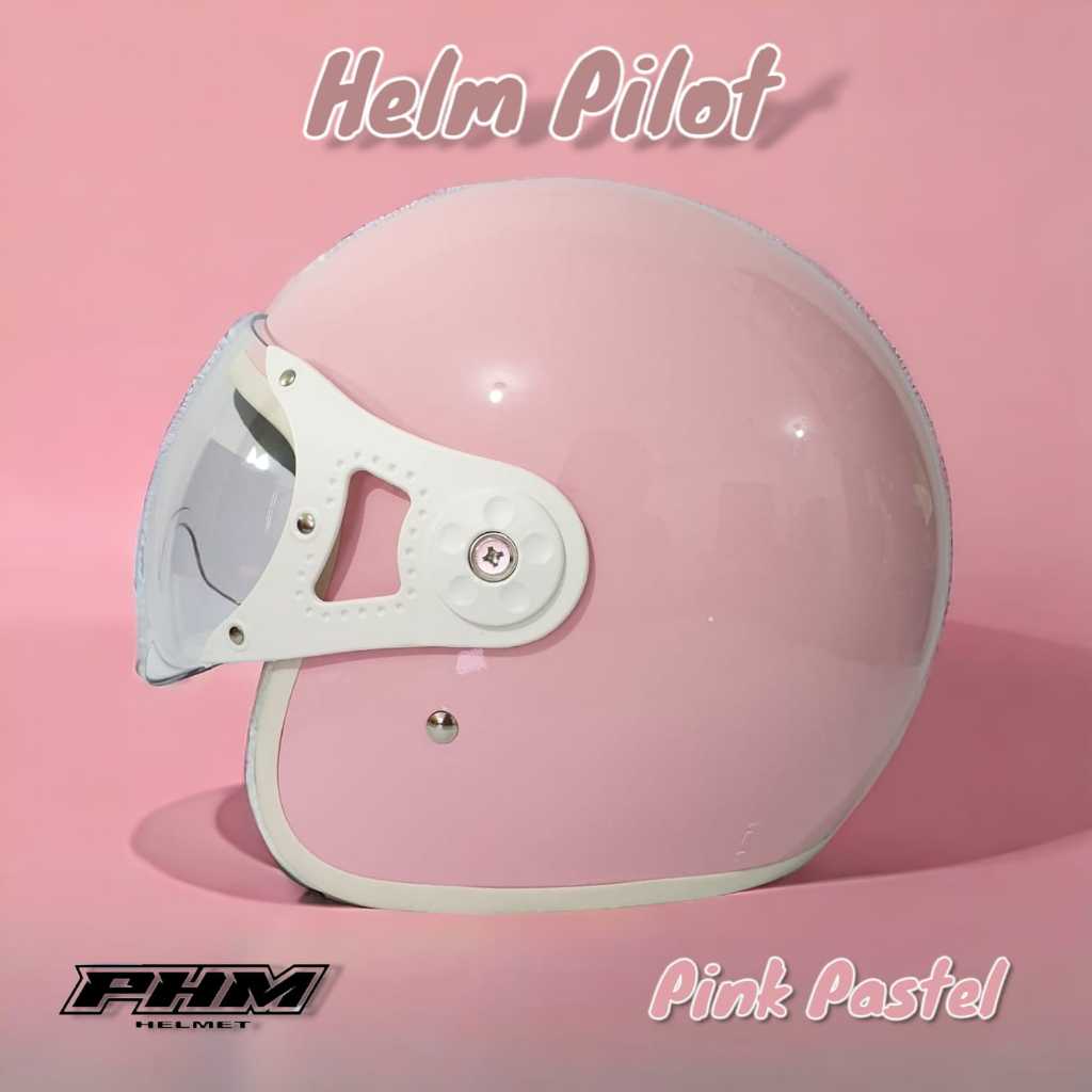 Jual Helm Pilot Bogo Retro Warna Pastel Series | Shopee Indonesia