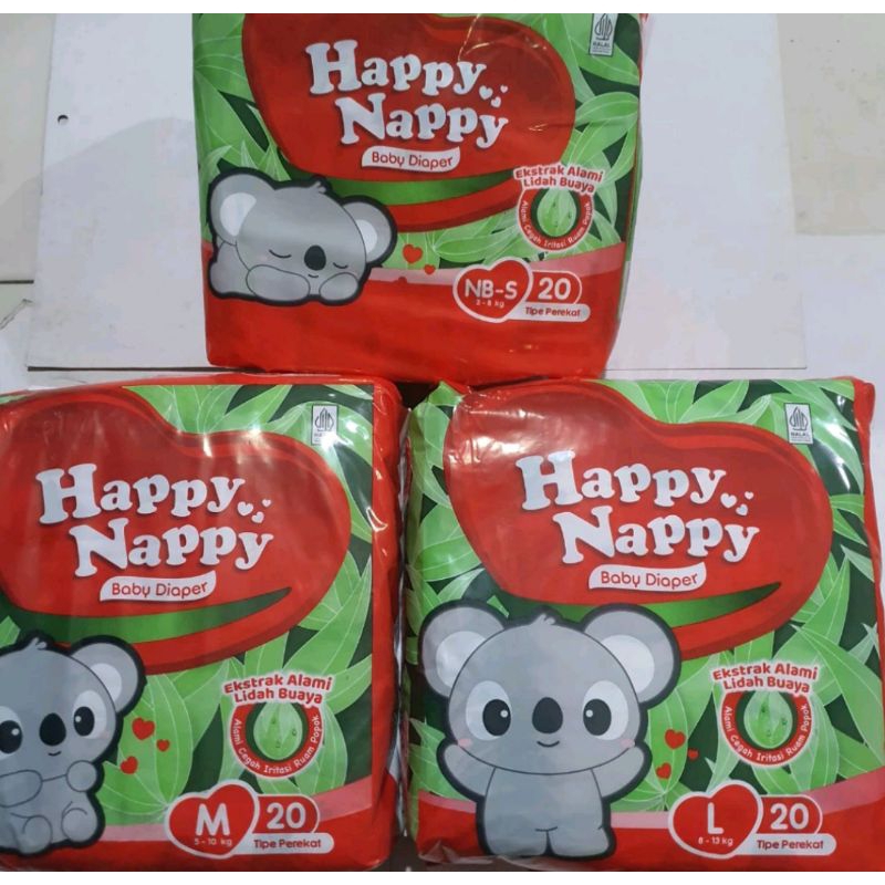 Jual Happy nappy diaper Perekat / Pempers Anak / Popok Anak | Shopee ...