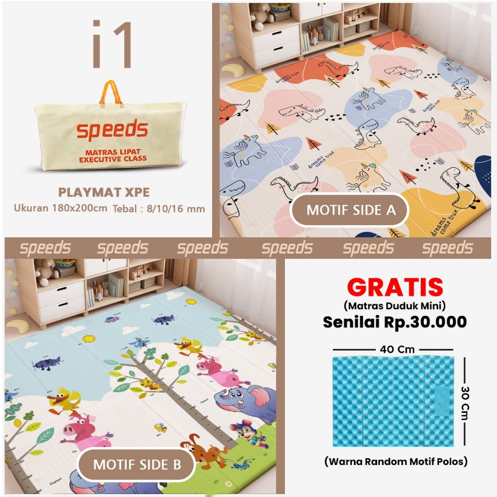 Jual 𝐒𝐏𝐄𝐄𝐃𝐒 𝐒𝐍𝐈 𝐃 𝐏𝐥𝐚𝐲𝐦𝐚𝐭 Bayi Karpet Lipat Playmate Matras Bayi Bayi ...