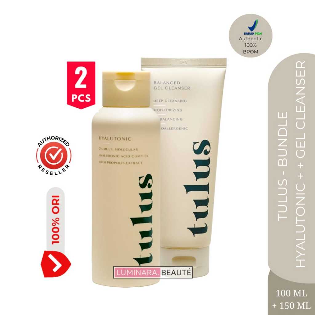 Jual TULUS BUNDLE - BALANCED GEL CLEANSER + HYALUTONIC FULL SIZE ...