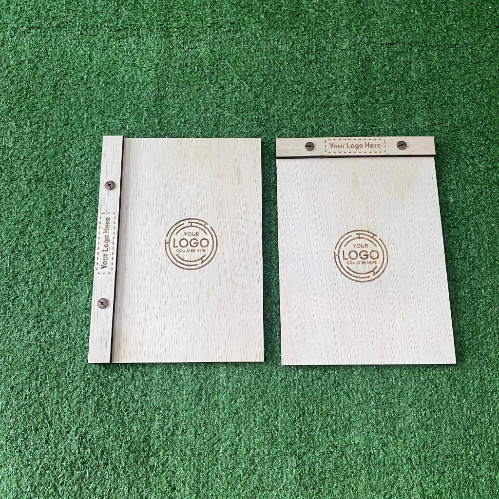 Jual Cover Buku Menu Kayu | Free Grafir Logo | Shopee Indonesia