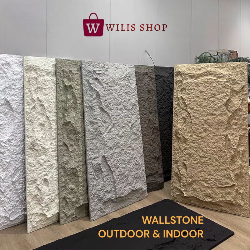 Jual WALLSTONE OUTDOOR DAN INDOOR UK 60CM X 120CM PU Stone Panel / PU ...