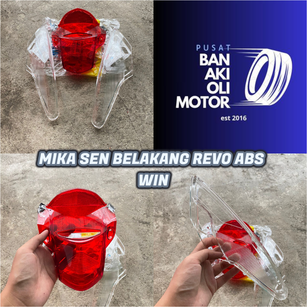 Jual MIKA LAMPU SEN STOPAN BELAKANG REVO ABS WIN || MIKA SEN BELAKANG ...