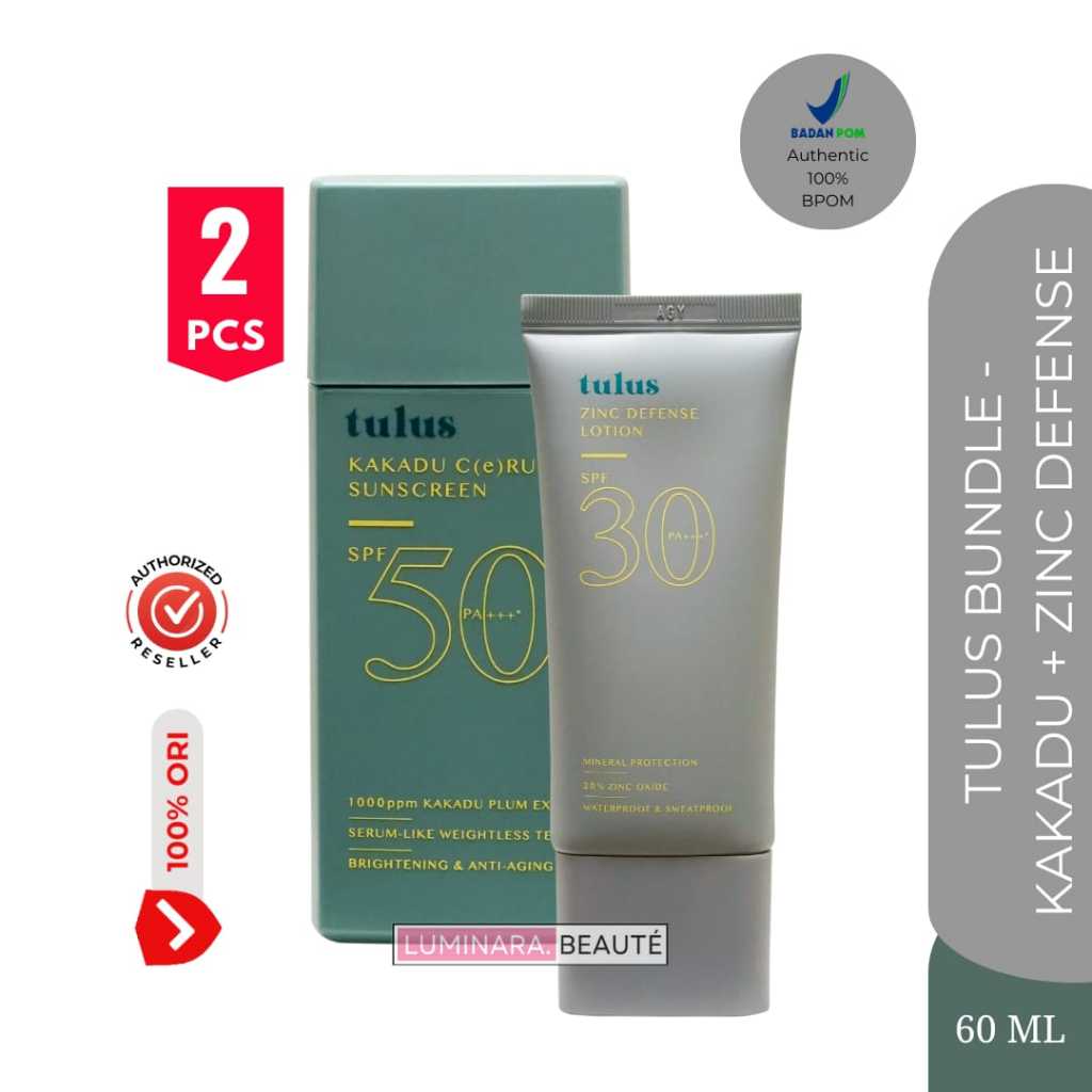 Jual TULUS BUNDLE - KAKADU + ZINC DEFENSE | Shopee Indonesia