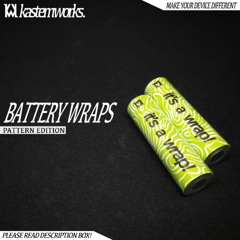 Jual Battery Wraps 18650 - Pattern Edition | Shopee Indonesia