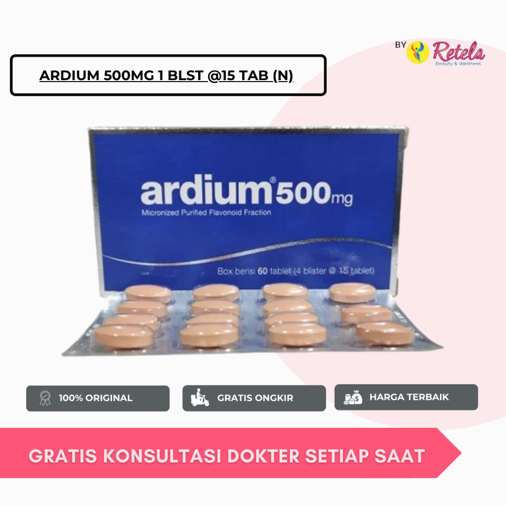 Jual ARDIUM 500MG 1 BLISTER 15 TABLET | Shopee Indonesia