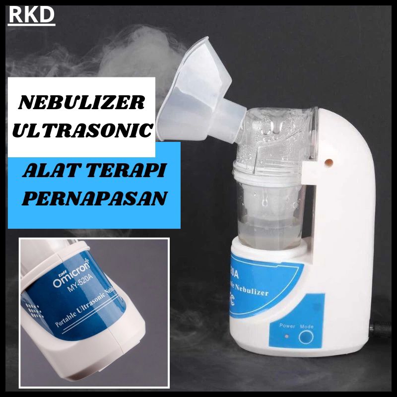 Jual TaffOmicron Alat Terapi Pernapasan Ultrasonic Steam Inhale Nebulizer - MY-520A - White ...