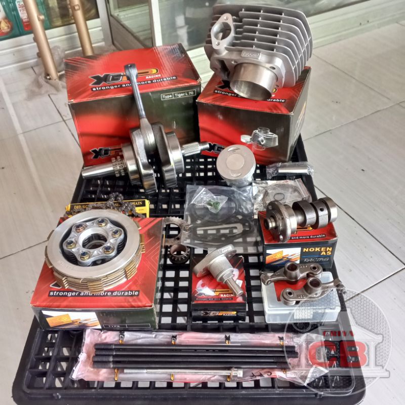 Jual Paket Bore Up Tiger 250CC Askruk Langka70 Herex Harian Touring PNP CB GL MP Tiger | Shopee ...