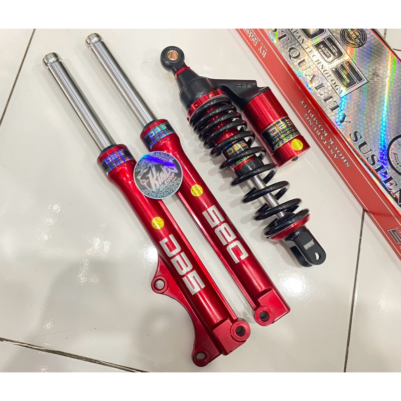 Jual Paket shockbreaker depan belakang DBS 8906 + DBS 8899 Beat scoopy genio vario vario125-150 ...